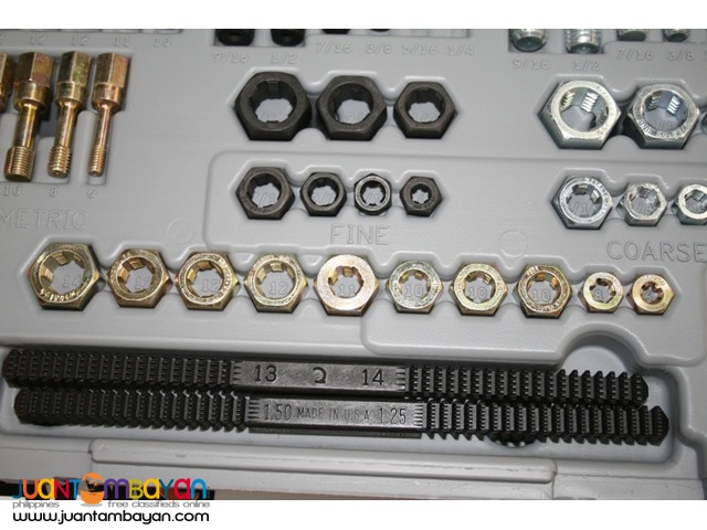 A&E Lang Tools SAE and Metric Thread Restorer Kit - USA