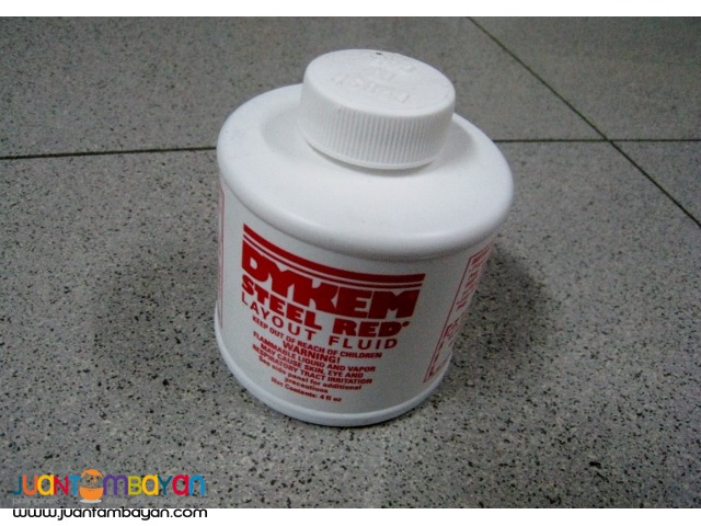 DYKEM 80396 Red Layout Fluid, 4 oz (118 ml)