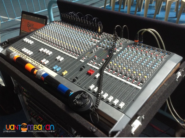 For rent complete lights and sound (PA system,mobile,backline)